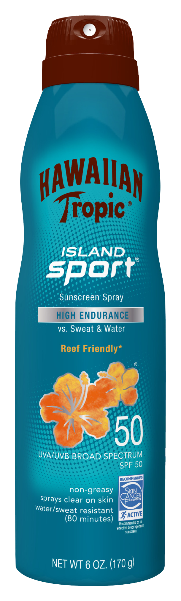 Hawaiian Tropic Island Sport Continuous Spray SPF 50 Sunscreen | Bass ...